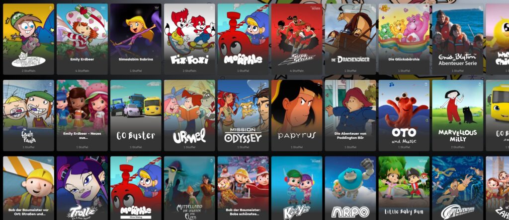 Joyn Kinderprogramm | Überblick: Kids-Bereich bei Joyn