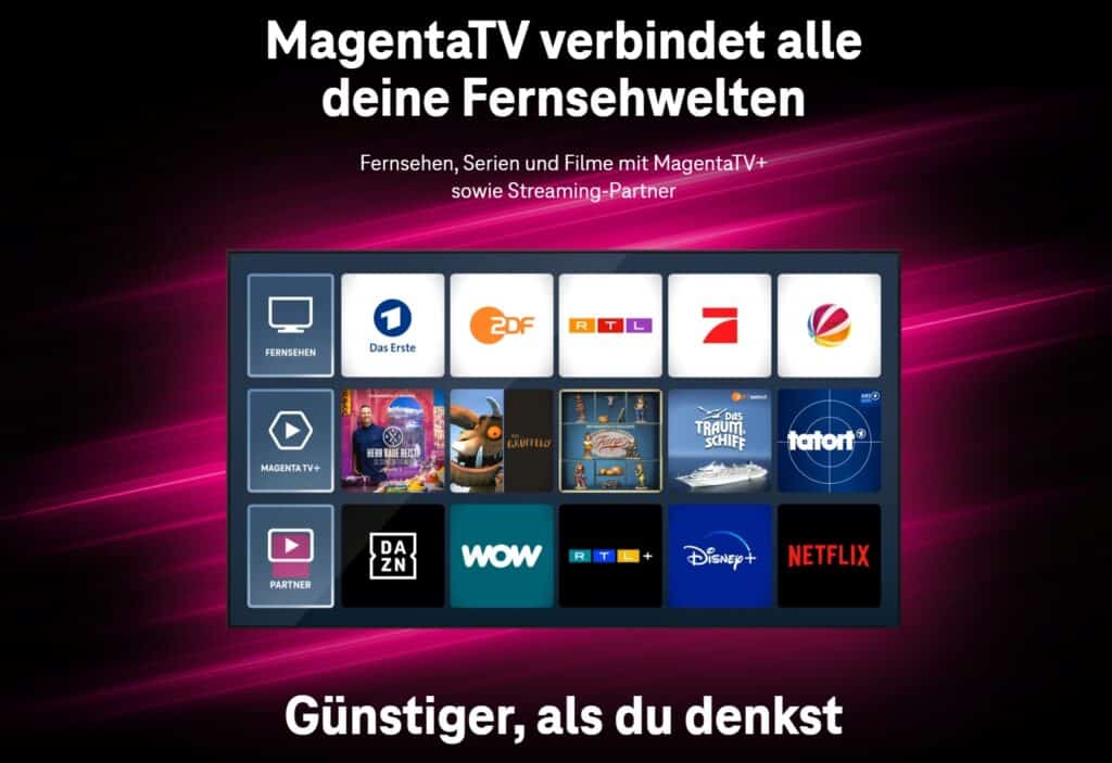 Magenta TV - Infos, Tarife, Inhalte, Empfang rund um MagentaTV